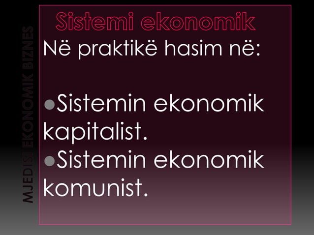 MJEDISI EKONOMIK BIZNES | PPT