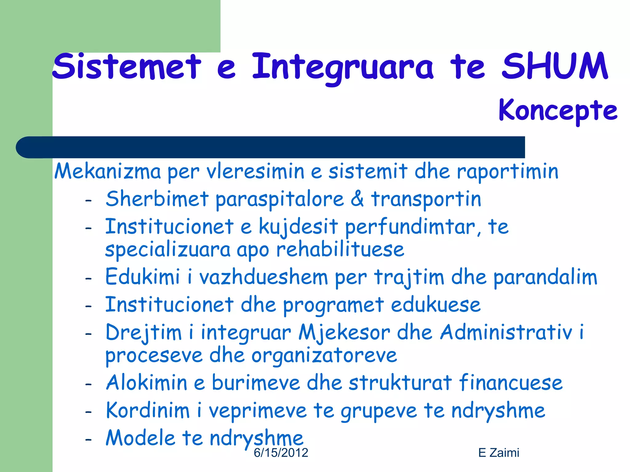 Mjeksia e urgjences vecorite | PPSX