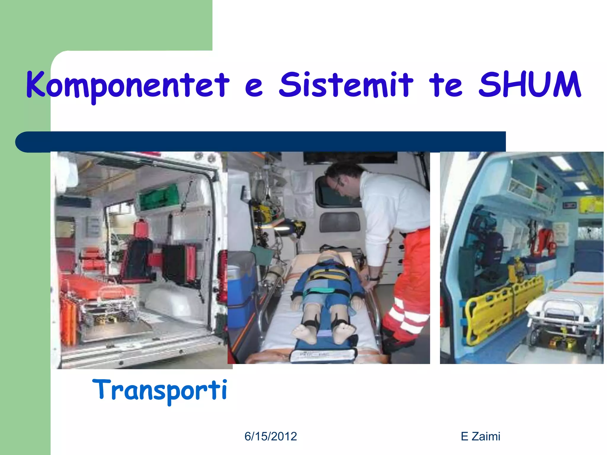 Mjeksia e urgjences vecorite | PPSX