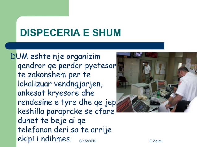 Mjeksia e urgjences vecorite | PPSX