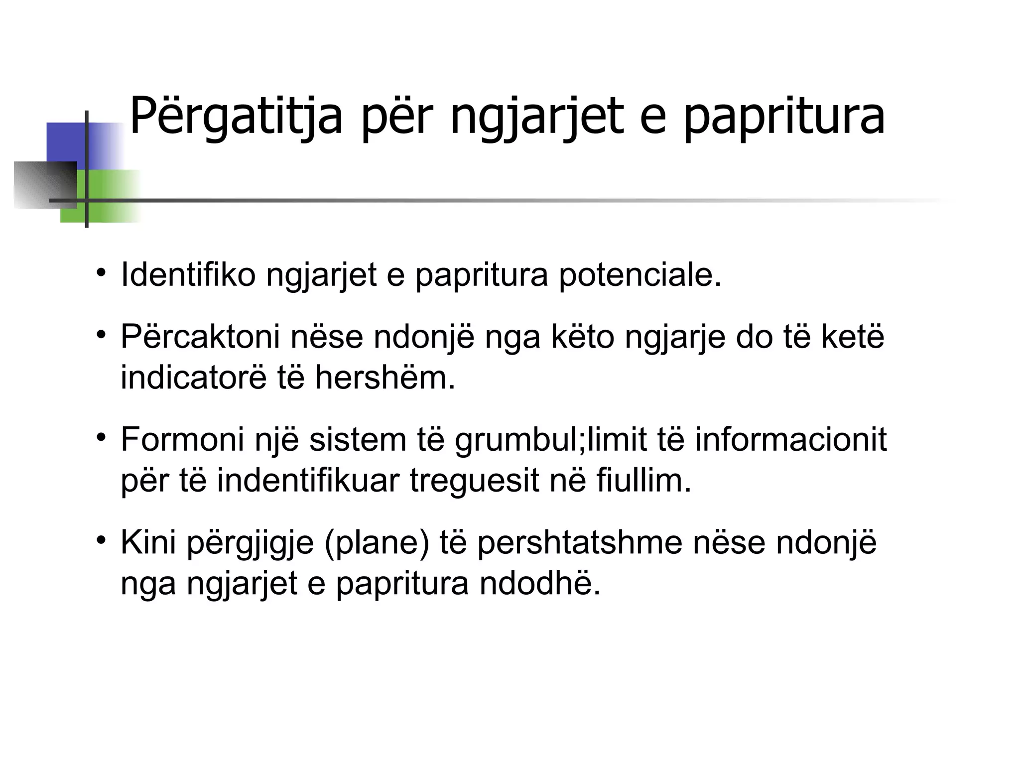 Mjetet dhe teknikat e planifikimit | PPT