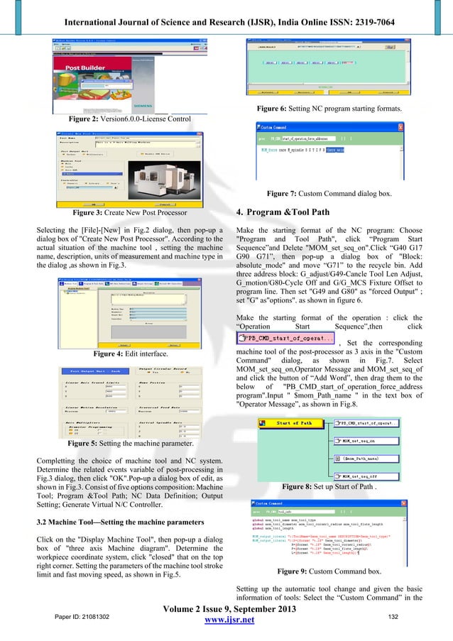 The NC Machining Post-Processing Technology Based on UG | PDF ...