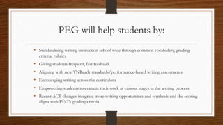 PEG Intro - Sept. 4 PD | PPTX