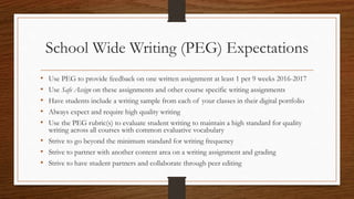PEG Intro - Sept. 4 PD | PPTX