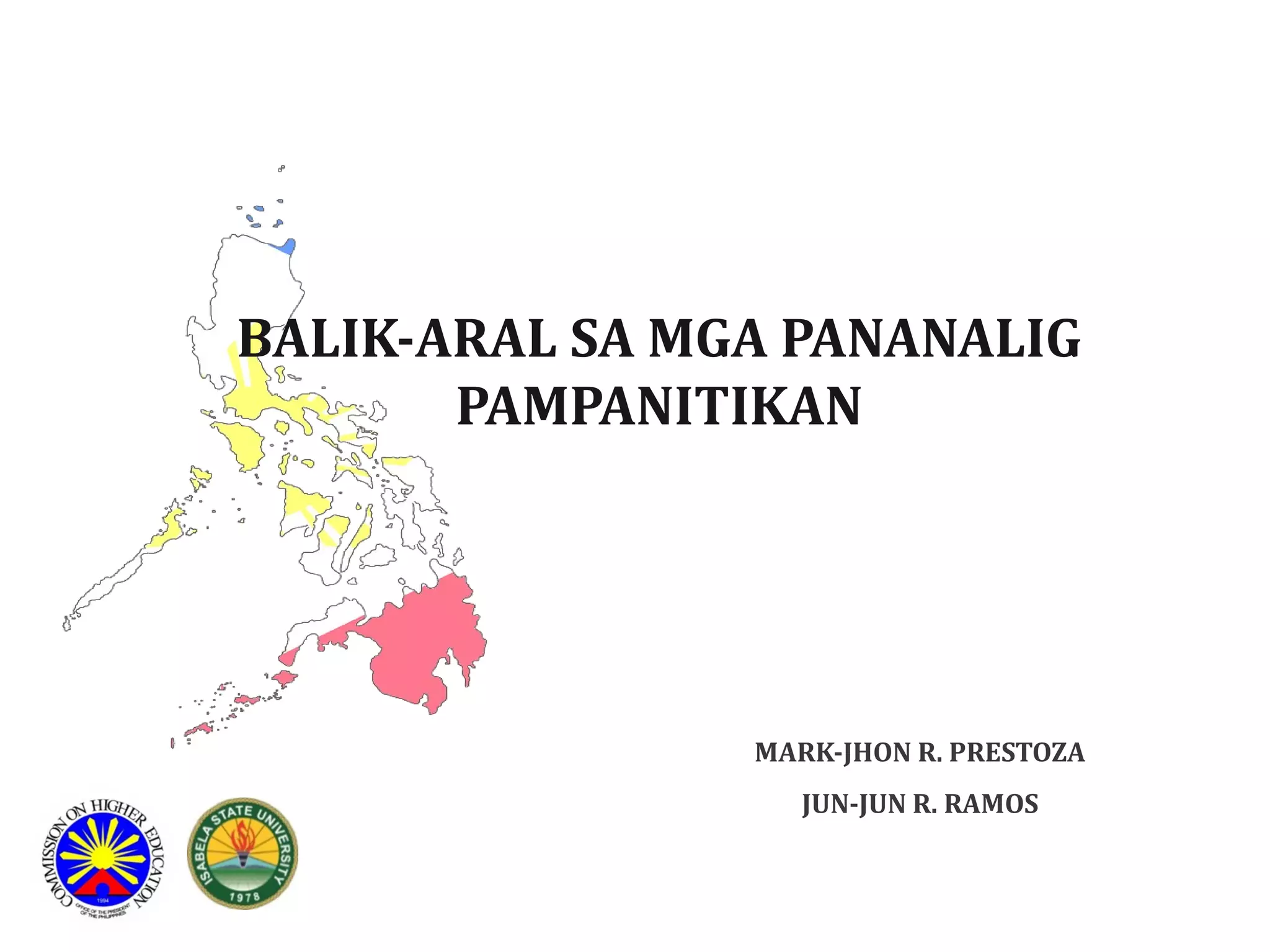 Pananalig Pampanitikan by nujnujramski & MJ | PPT