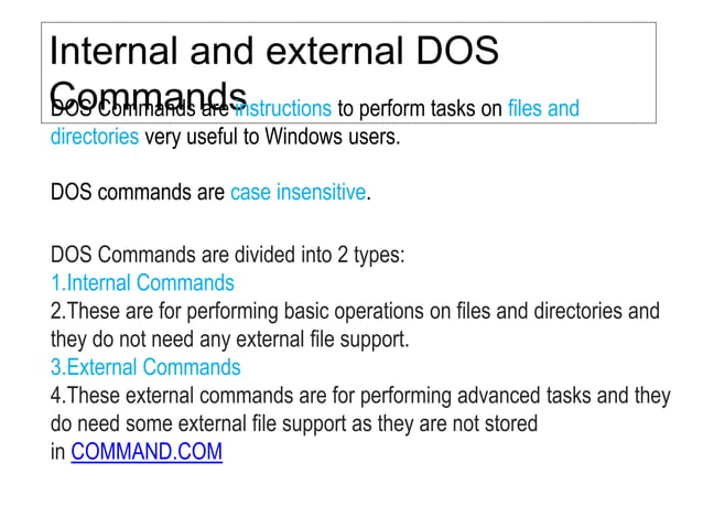 Command Line Interpreter | PPT Command Line Interpreter | PPT