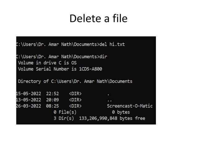 Command Line Interpreter | PPT