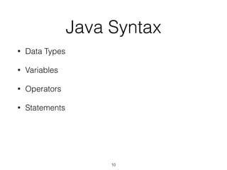 Java for beginners | PPT