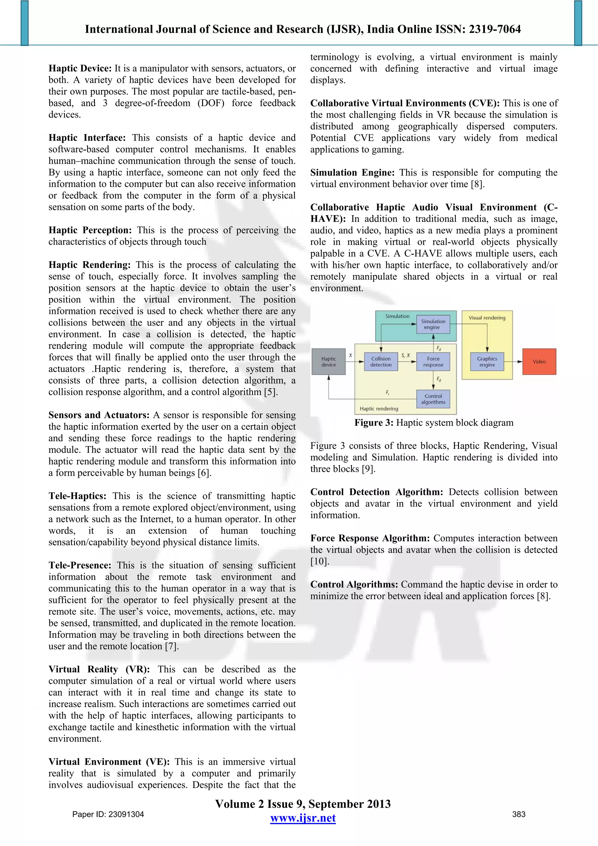 Haptic Technology - A Sense of Touch | PDF