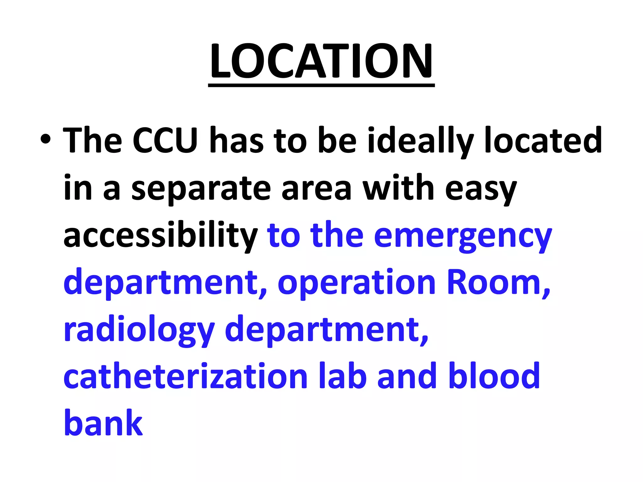ORGANIZATION OF CRITICAL CARE UNIT | PPTX