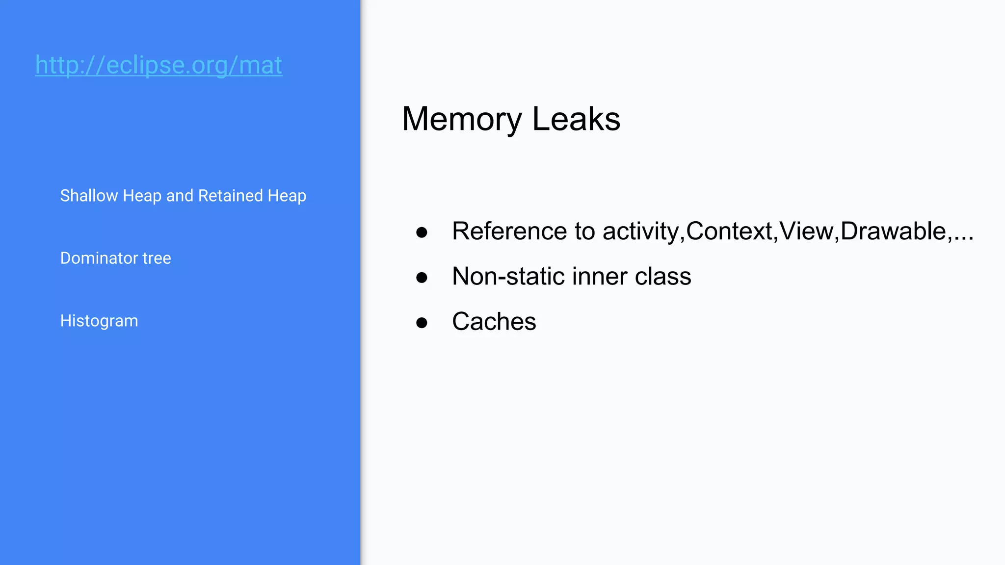 Detecting Memory Leaks in Android App | PPTX
