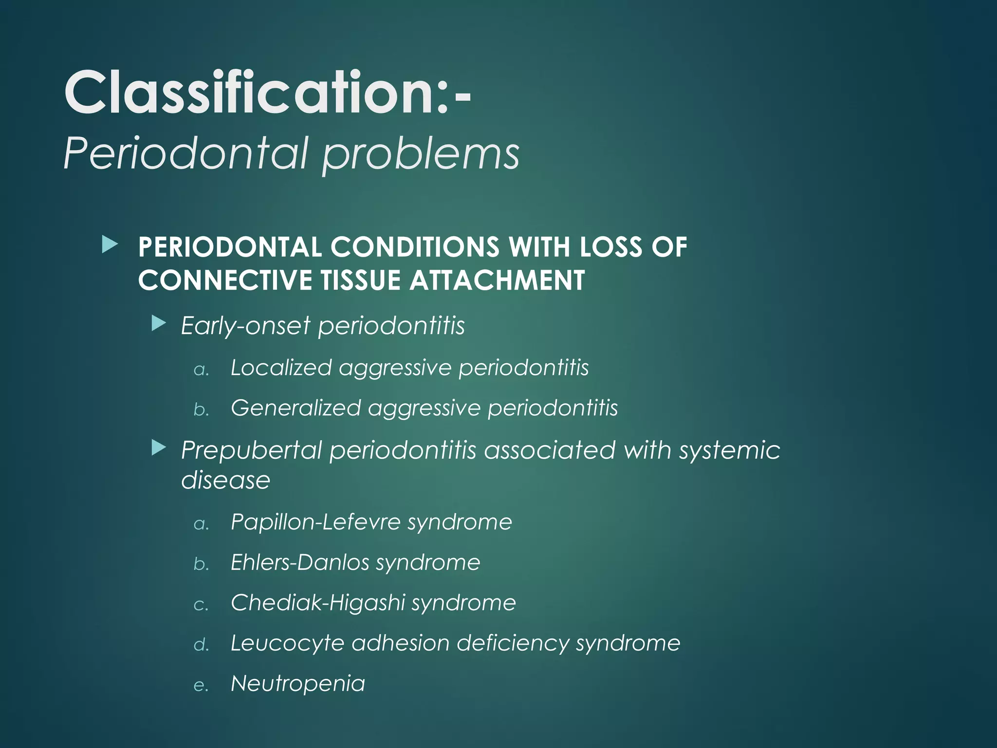 Gingival And Periodontal Diseases Ppt Dental Health Diseases And