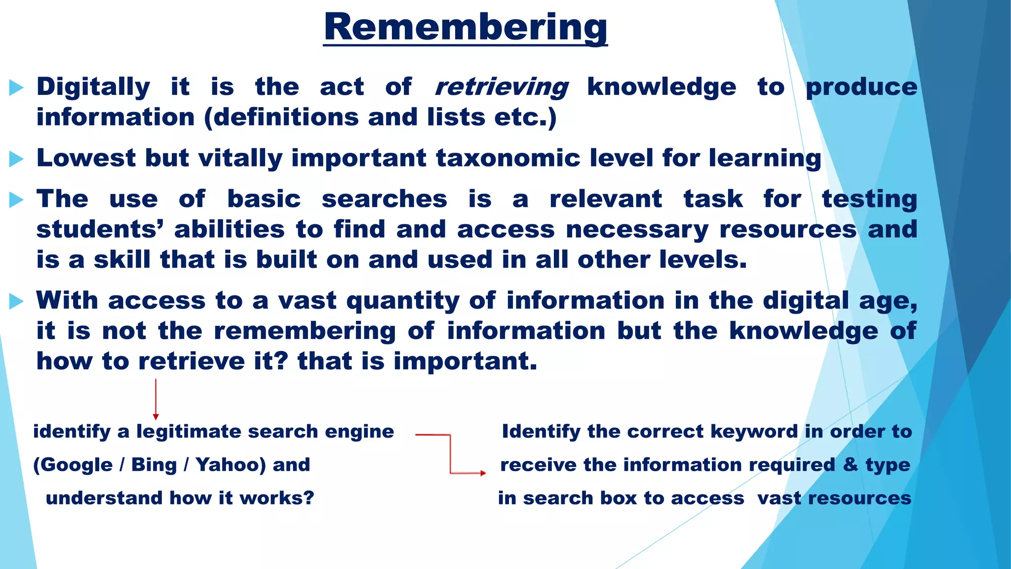 Bloom's Taxonomy & Learning Objectives | PPTX