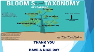 Bloom's Taxonomy & Learning Objectives | PPTX