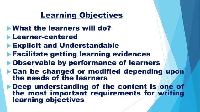 Bloom's Taxonomy & Learning Objectives | PPTX