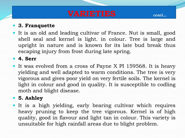walnut production technology | PPTX | Agriculture | Industries