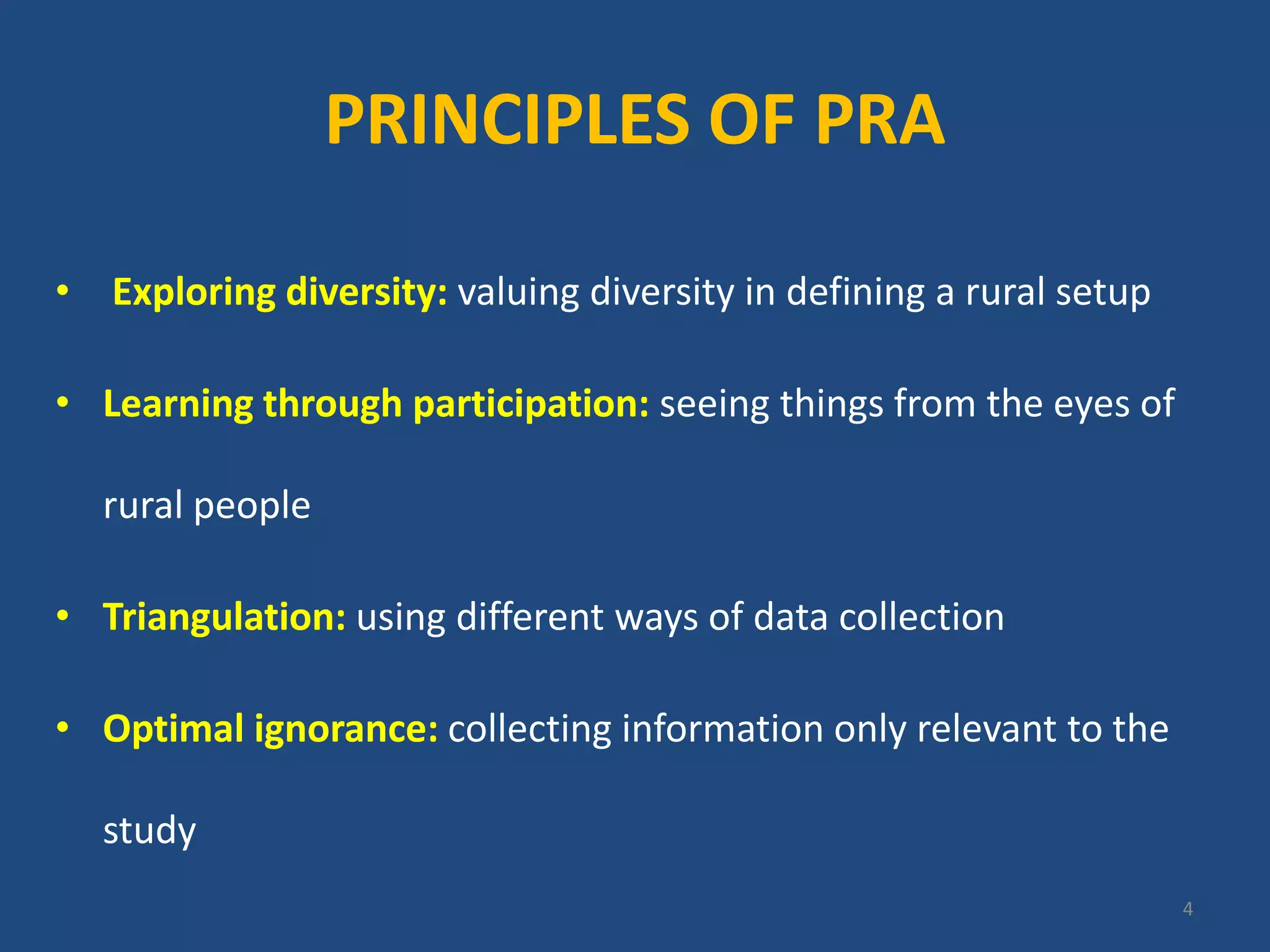 Participatory rural appraisal tools and techniques | PDF