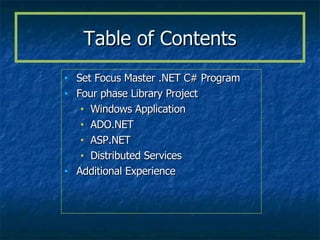 Mjr Net Ppt Portfolio Template | PPT