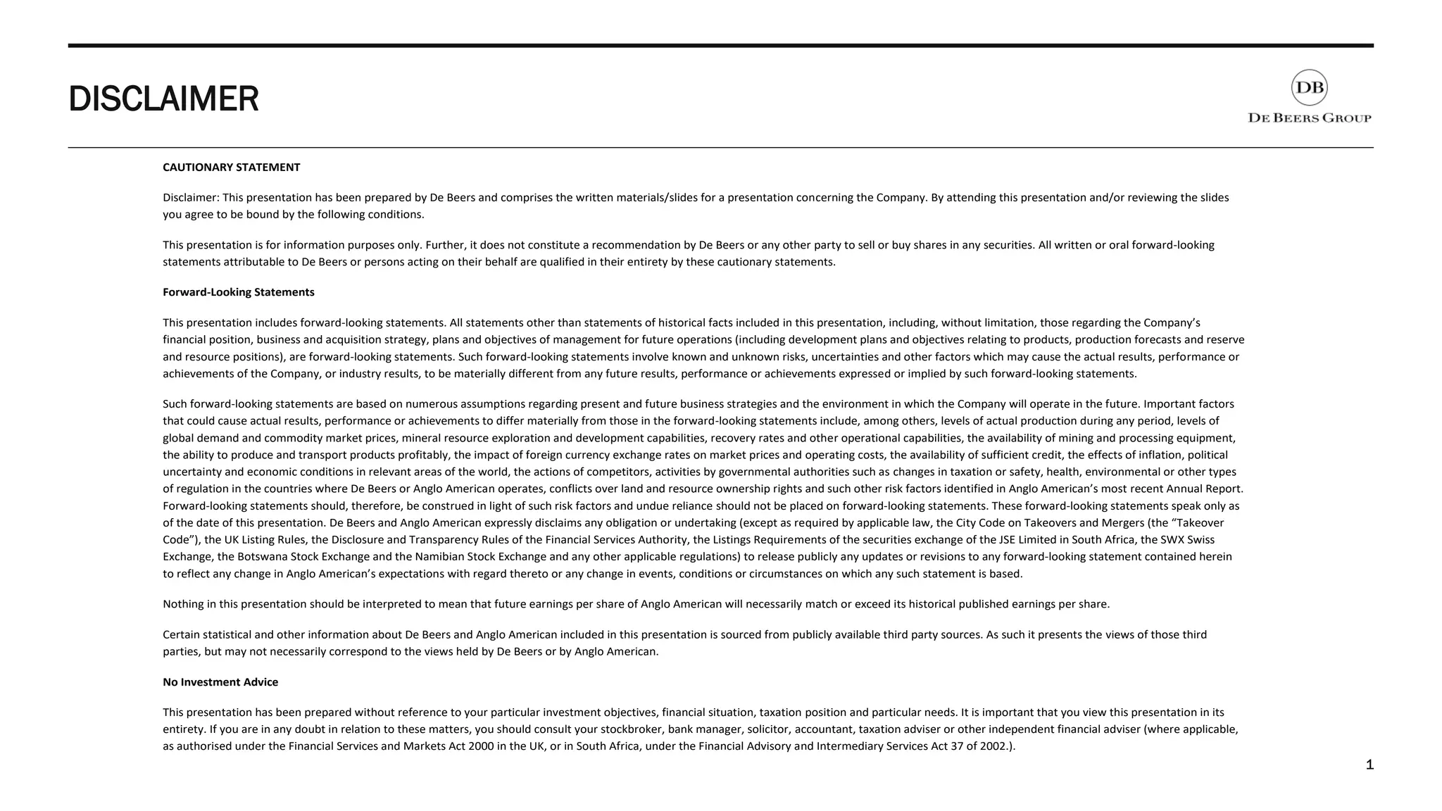 BOTSWANA PROSPECTING: FUTURE CONSIDERATIONS | PDF