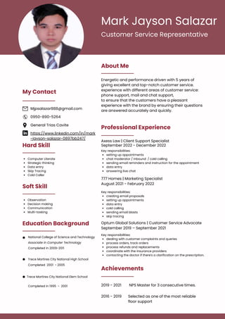 MJ Salazar_Resume.pdf | Careers
