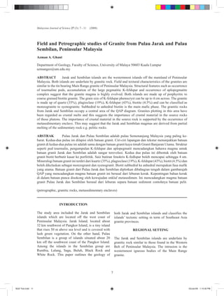 Mjs vol 27_3_2_field_and_petrographic_studies | PDF