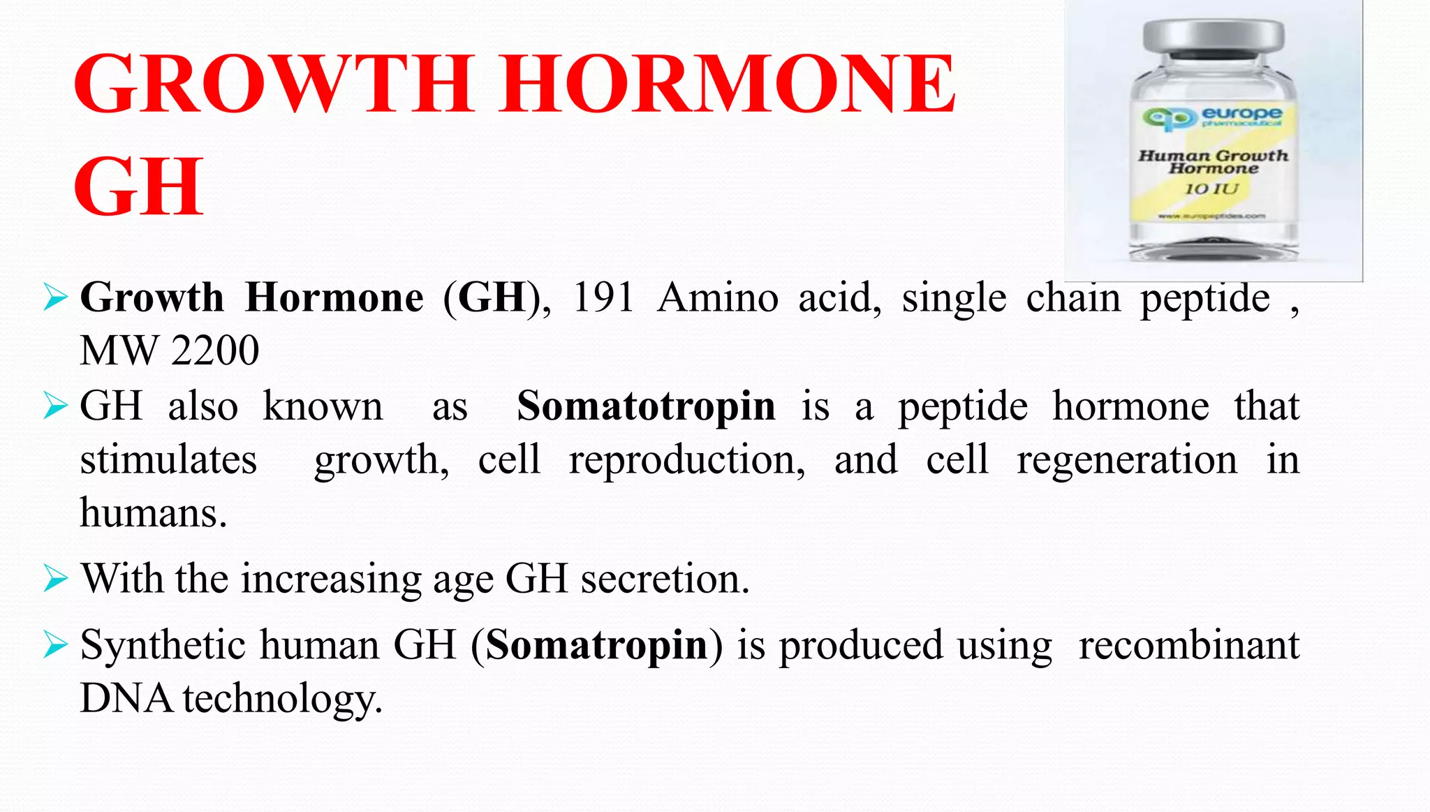 Introduction of hormone & Anterior pituitary drugs | PPTX