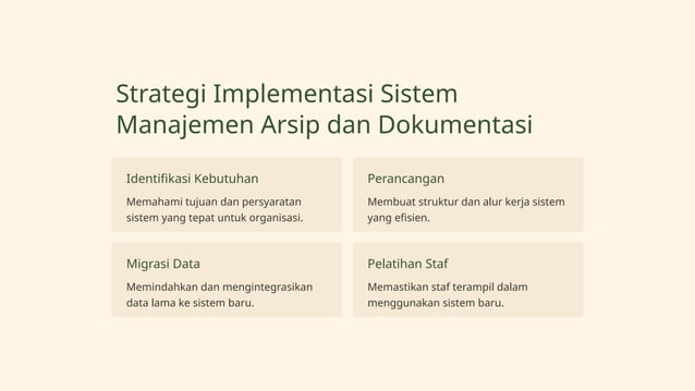 Pengenalan sistem manajemen Arsip kantor | PPT