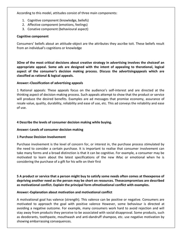 Mk0011 consumer behaviour | DOCX