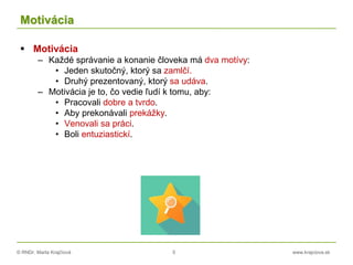Motivácia | PDF