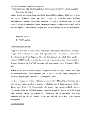 Strategic Marketing Plan - Michael Kors | DOCX
