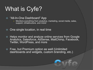 Cyfe | PPT