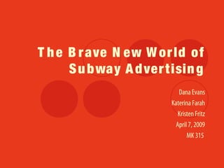Subway advertising | PPT