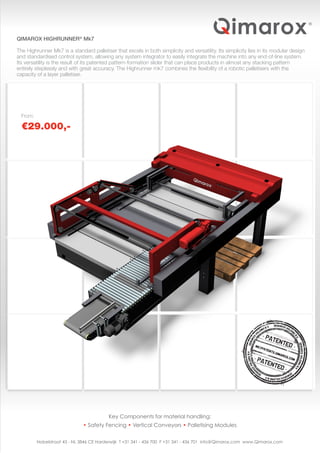 Mk7.a4.uk.qimarox Palletising module | PPT