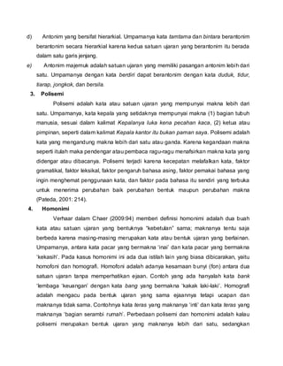Makalah semantik | DOCX