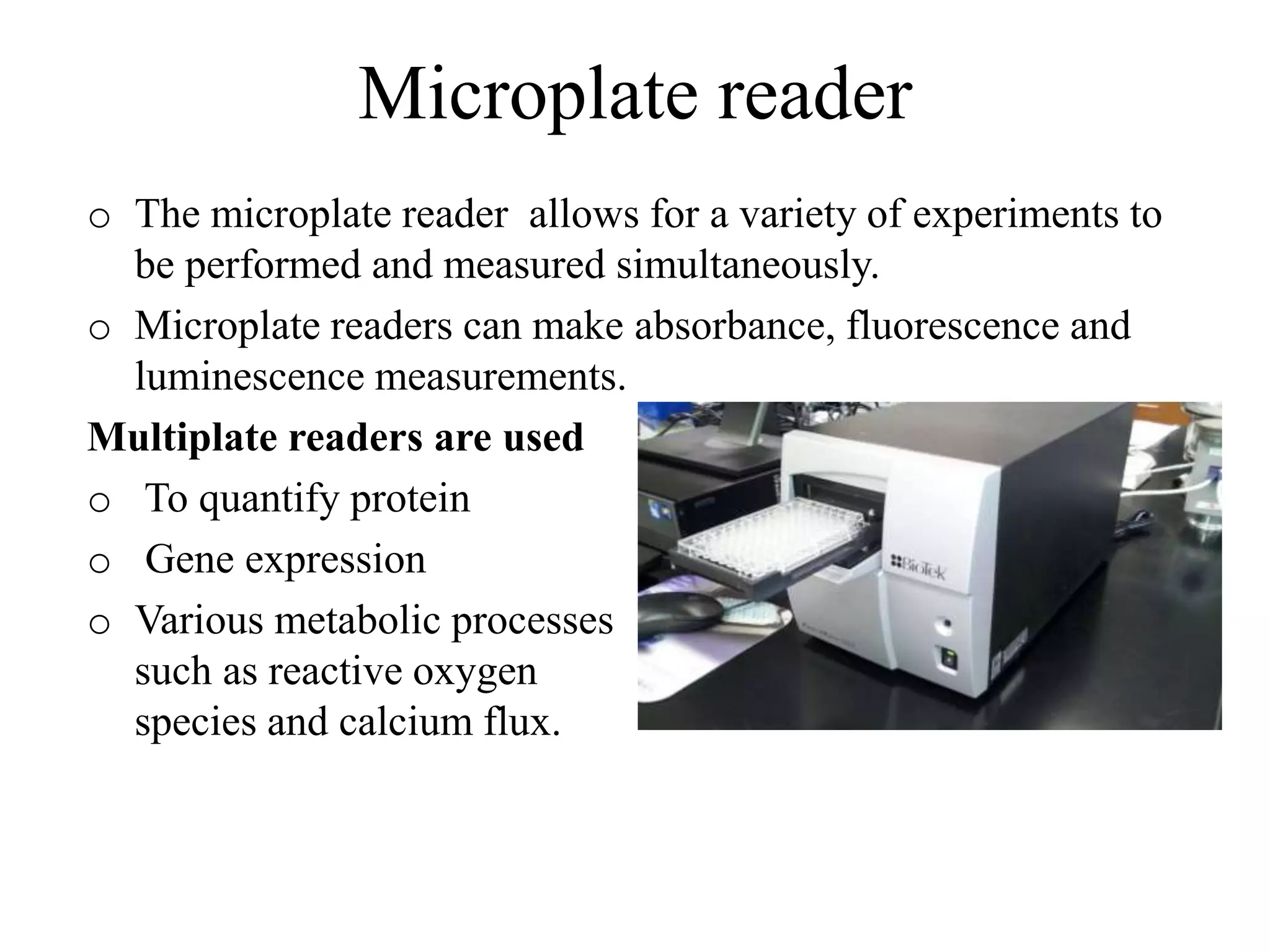 Different Laboratory Equipment used in Toxicology and Molecular Biology ...