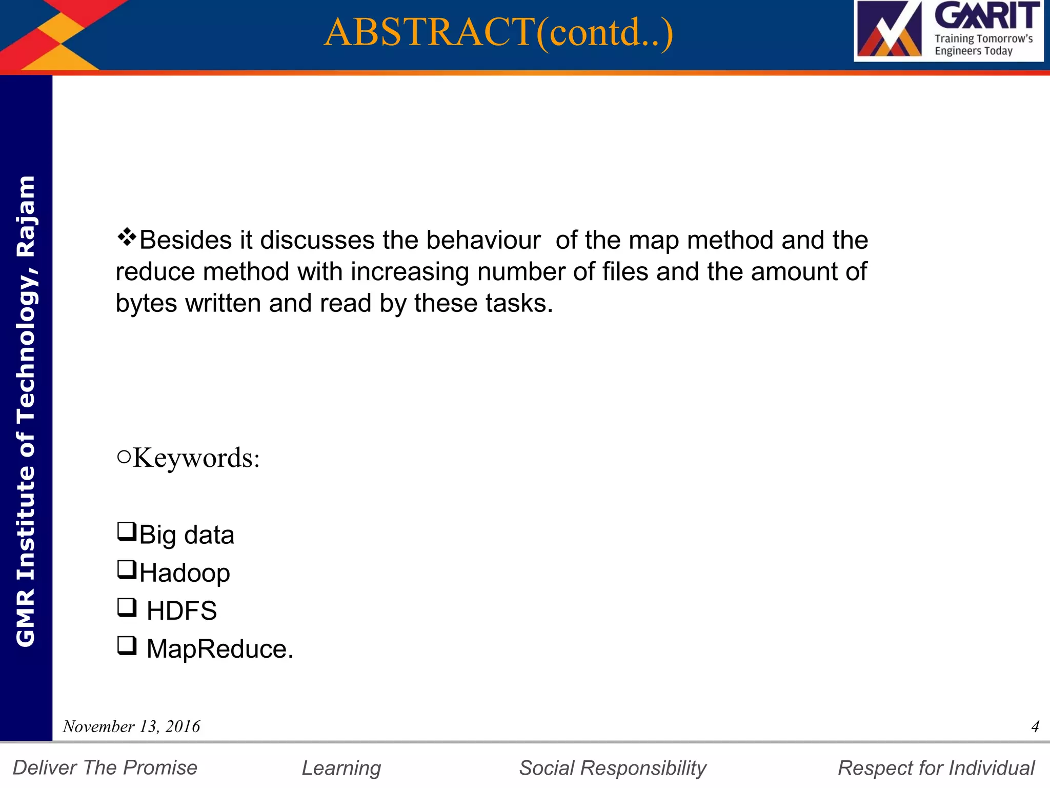 Big data- hadoop -MapReduce | PPT
