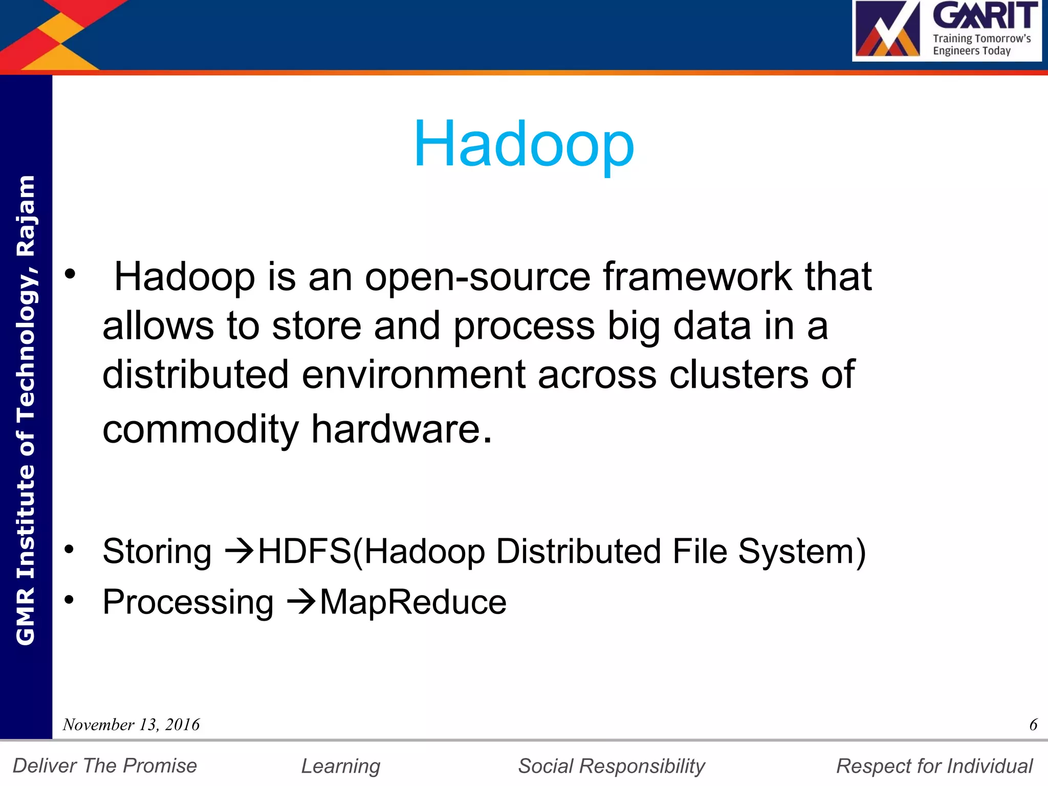 Big data- hadoop -MapReduce | PPT