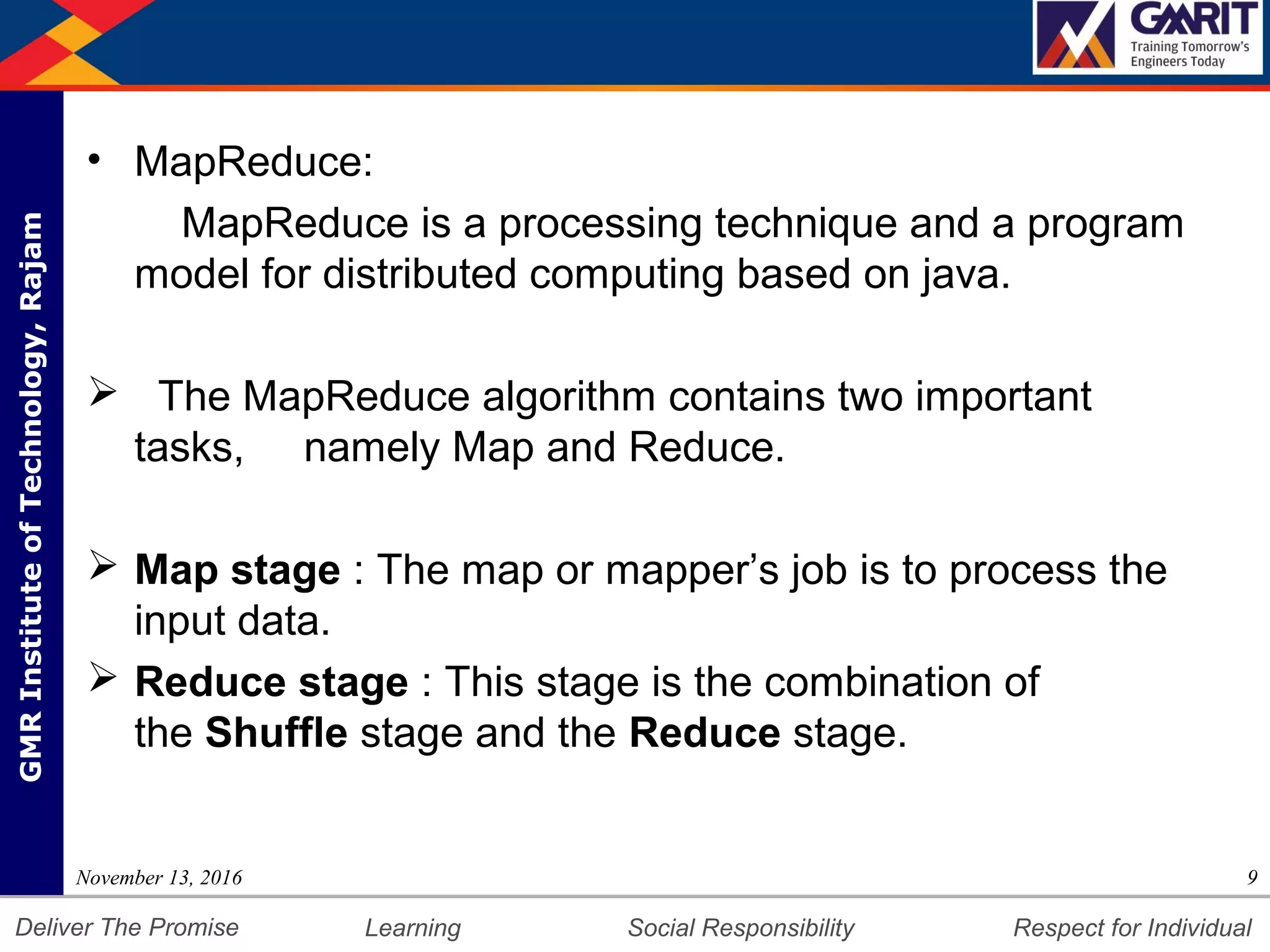 Big data- hadoop -MapReduce | PPT