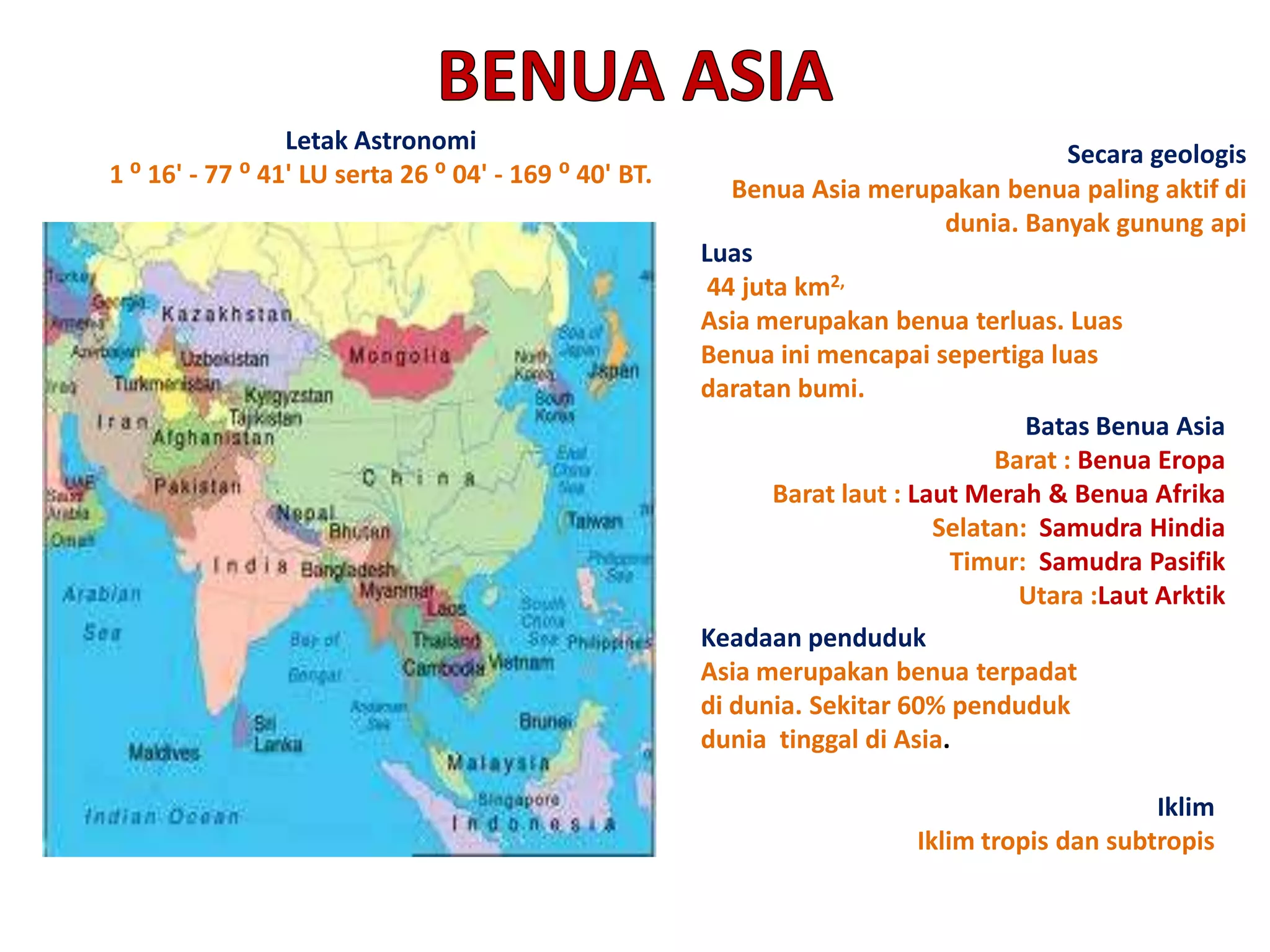 benua di dunia | PPTX