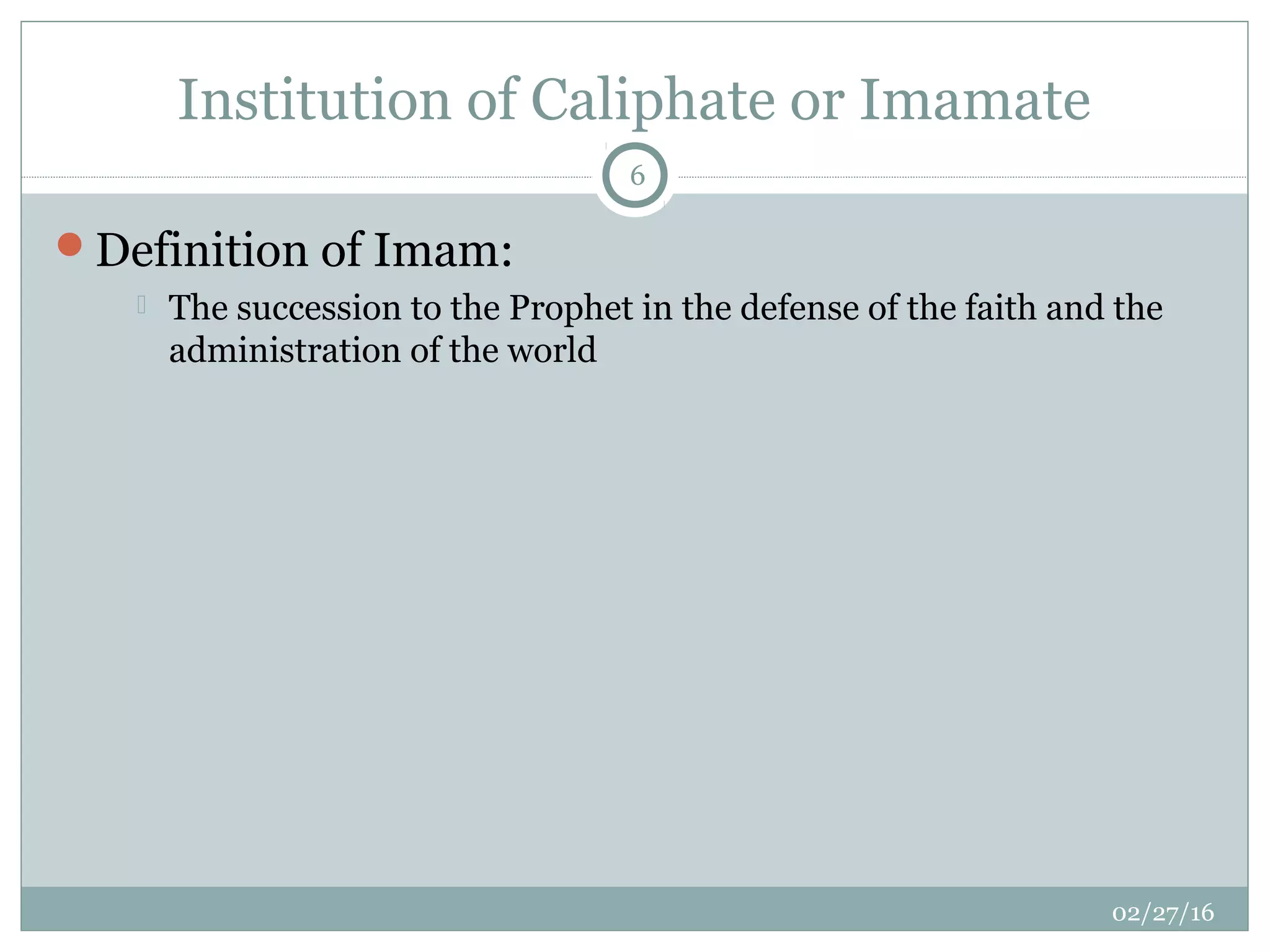 Topic 6 - Al-Mawardi | PPT