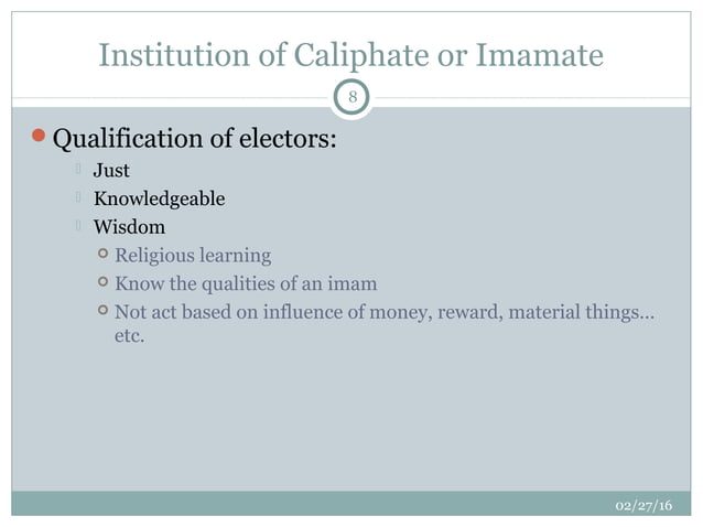 Topic 6 - Al-Mawardi | PPT | Islam | Religion & Spirituality