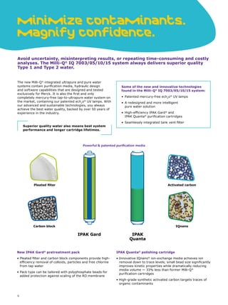 Milli-Q IX Type 2 Water Purification System | PDF