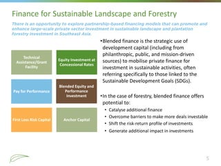 Sustainable forestry investment in Southeast Asia: Catalysing impact ...