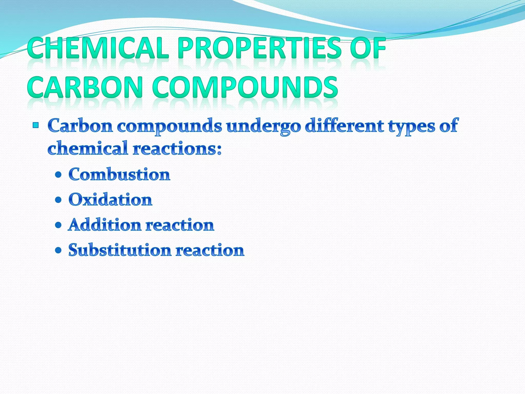 Chemistry class 10 Chemical properties of carbon compounds : Mayur ...