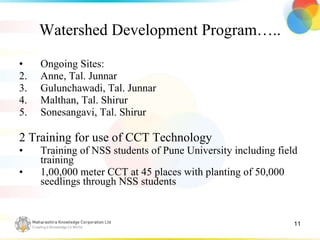 MKCL watershed management | PPS