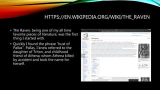 The raven final | PPT