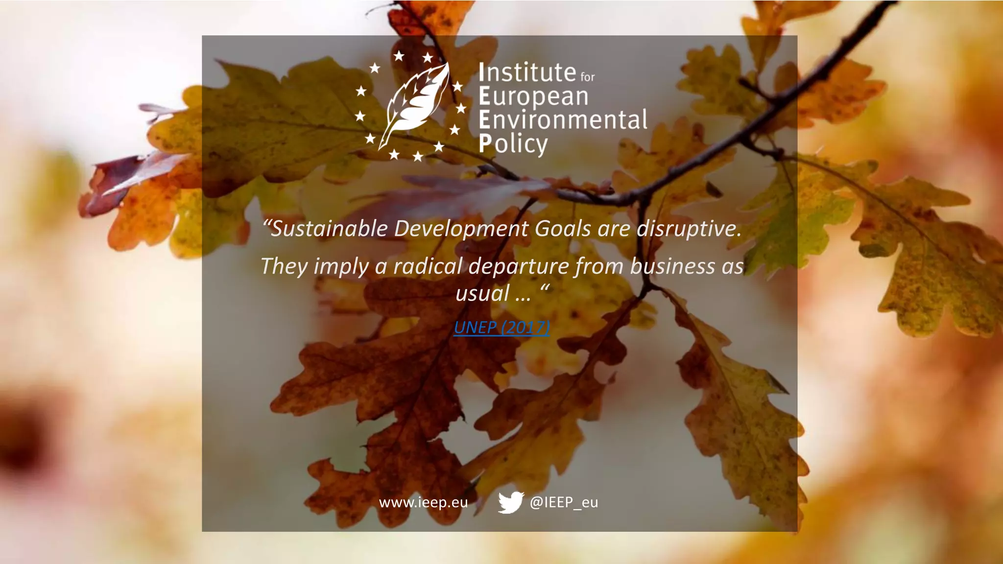 From growth paradigm to sustainable development paradigm | PPTX