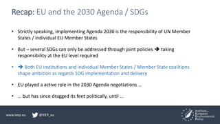 Towards a Sustainable Europe by 2030 | PPTX