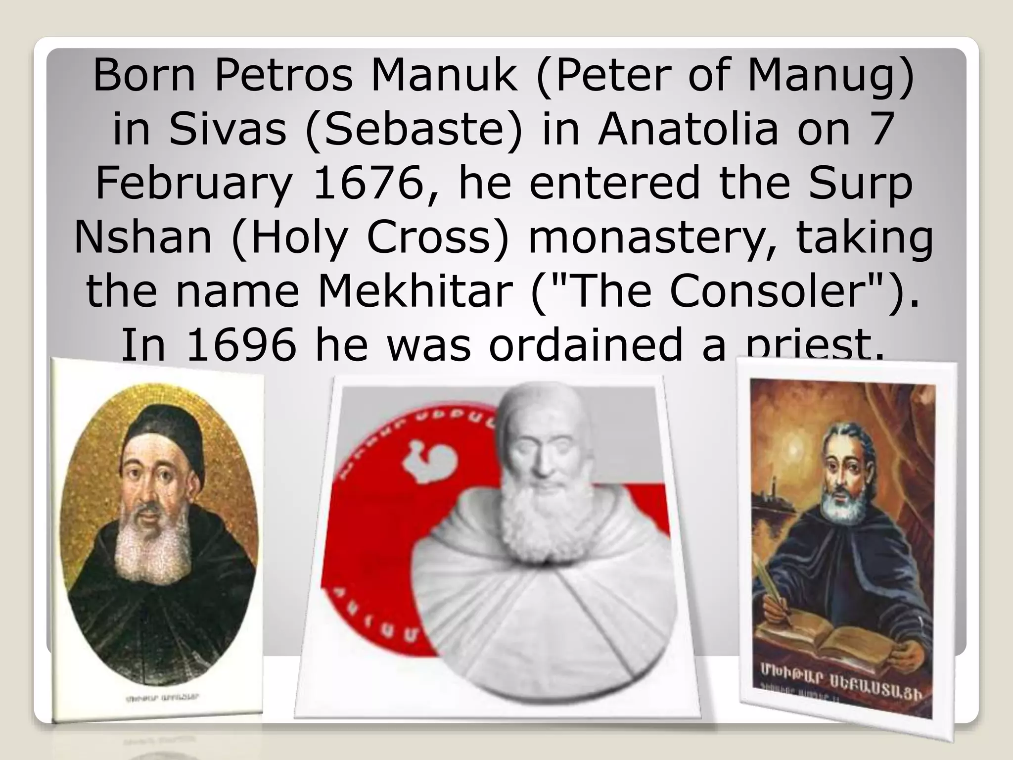 Mkhitar sebastaci | PPTX | Christianity | Religion & Spirituality