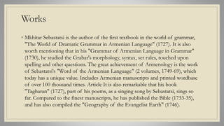 Mkhitar sebastatsi | PPT